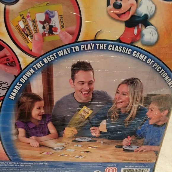 Disney | Games | Euc Mattel Disney Pictionary Fun Family Kids Game ...